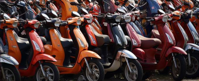 Scooters worden snelst duurzaam van alle voertuigen